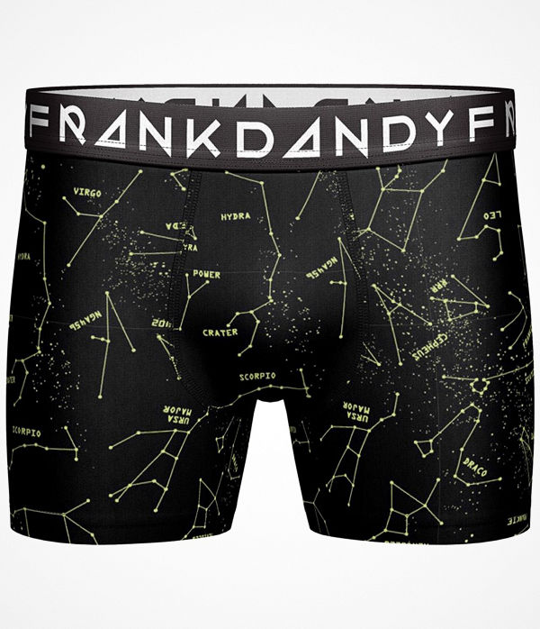Frank Dandy Printed Boxer Black - Kalsonger online - Modegallerian